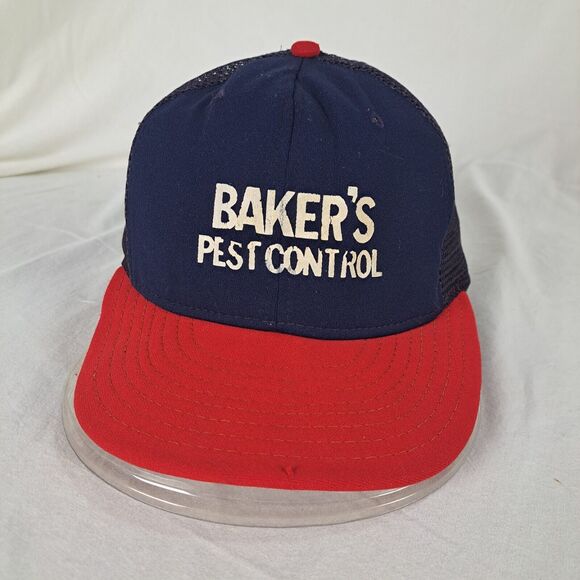 Unbranded | Accessories | Vintage Trucker Hat Bakers Pest Control Logo ...